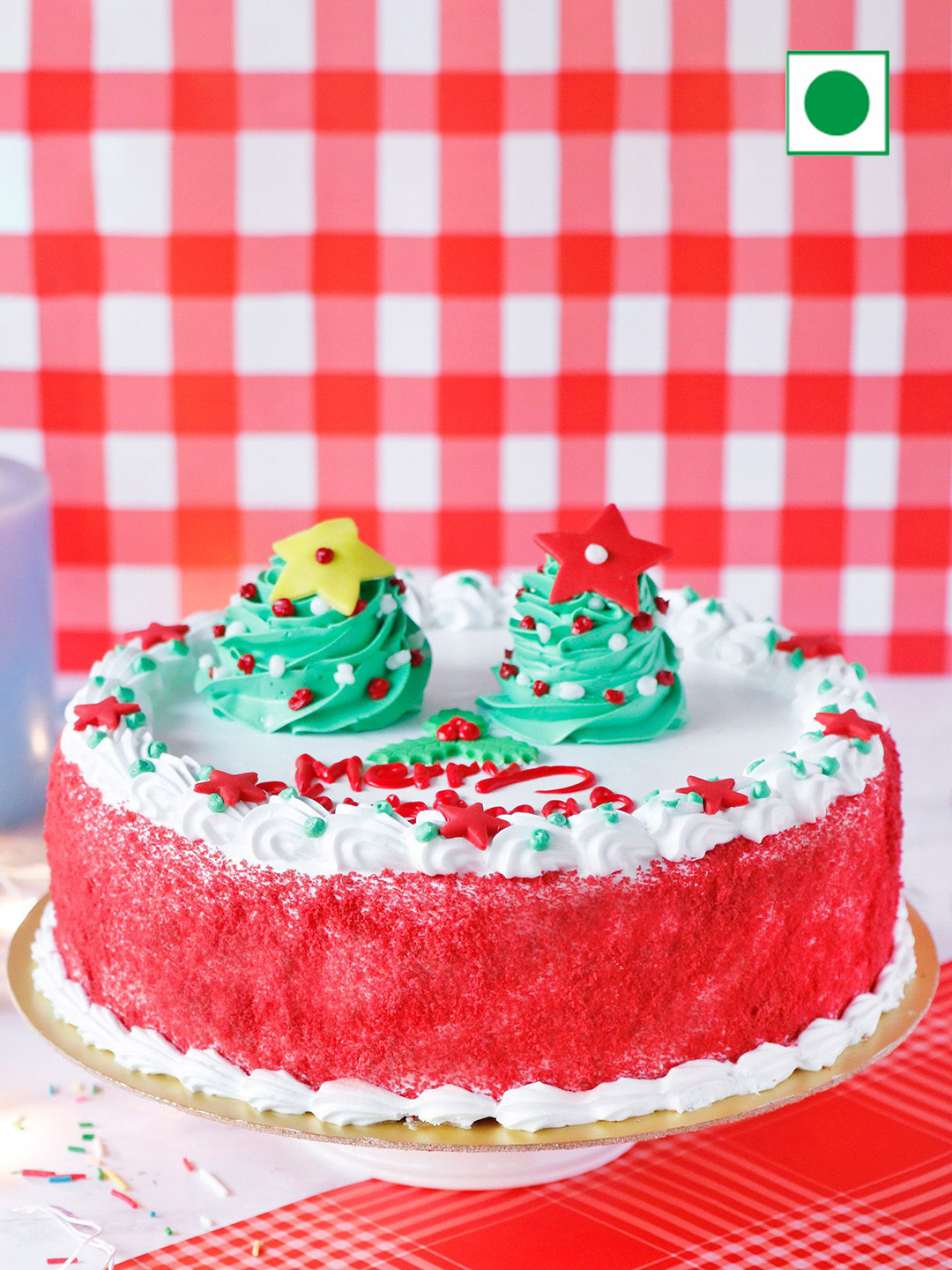 Buy IGP Red Velvet Flavour Eggless Round Cakes 500gm - Cake for Unisex ...