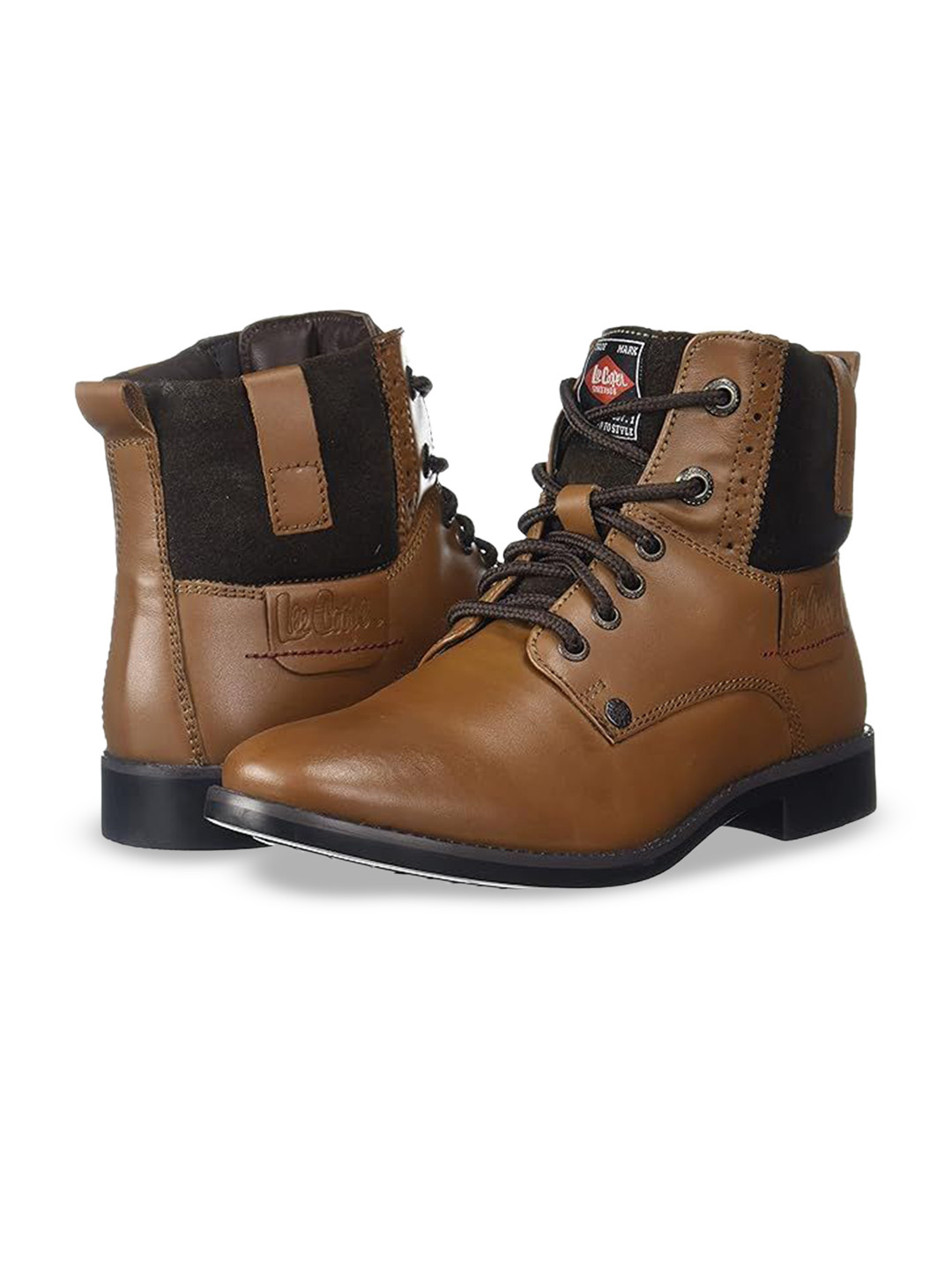 Buy Lee Cooper Men Block Heel Regular Boots - Boots for Men 30379161 ...