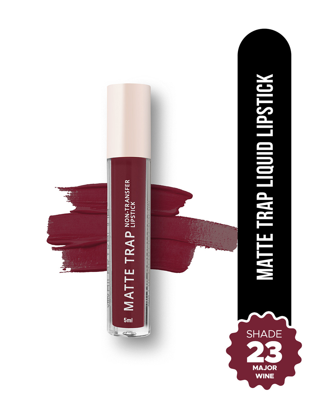Buy Hilary Rhoda Matte Trap Non Transfer Liquid Lipstick 5ml Major Wine ...
