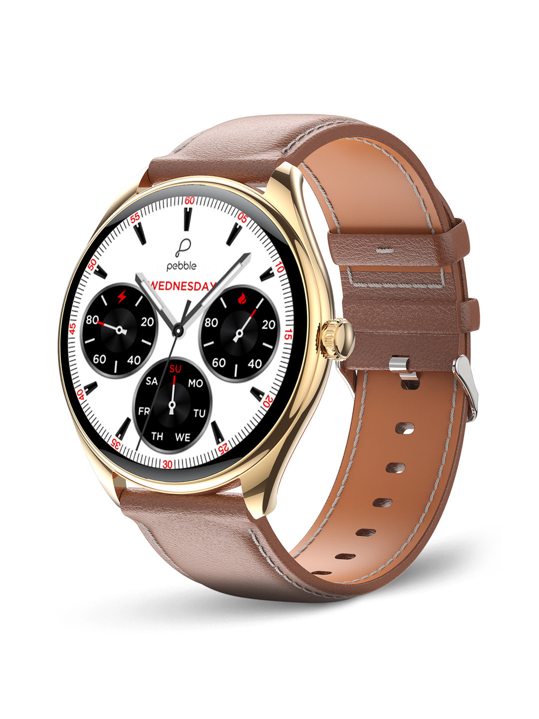 Buy Pebble Royale Legend 1.43" AMOLED Display Smartwatch With Bluetooth ...