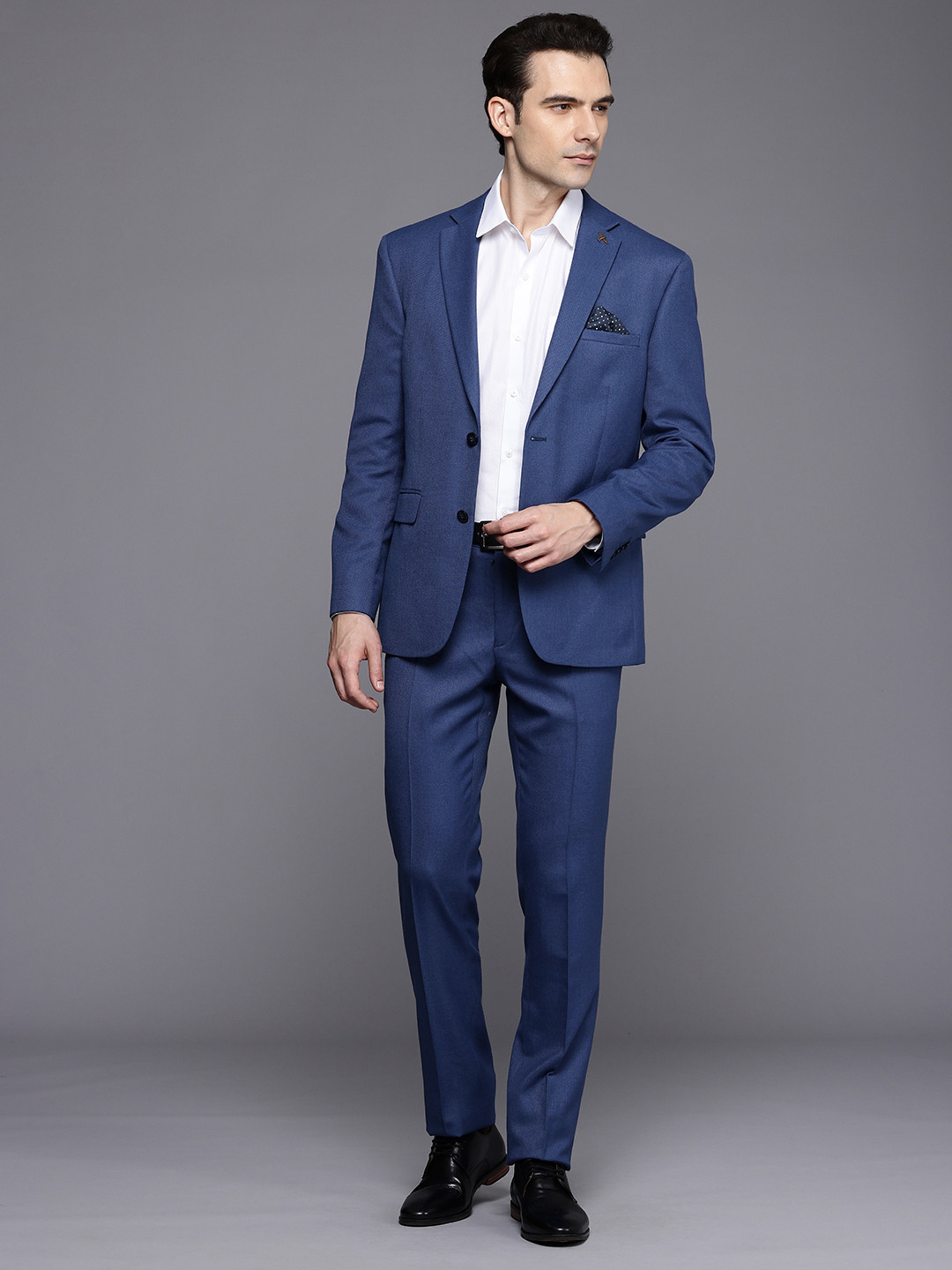Buy Theme Men 2 Piece Solid Regular Fit Suit - Suits for Men 30421973 ...