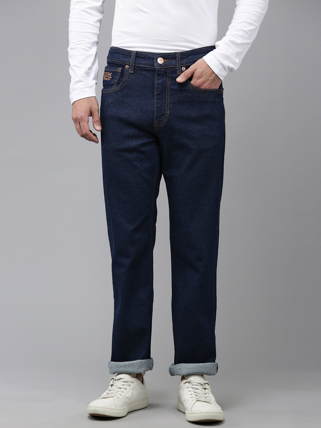 Buy U.S. Polo Assn. Denim Co. Men Harold Slim Fit Stretchable Jeans ...