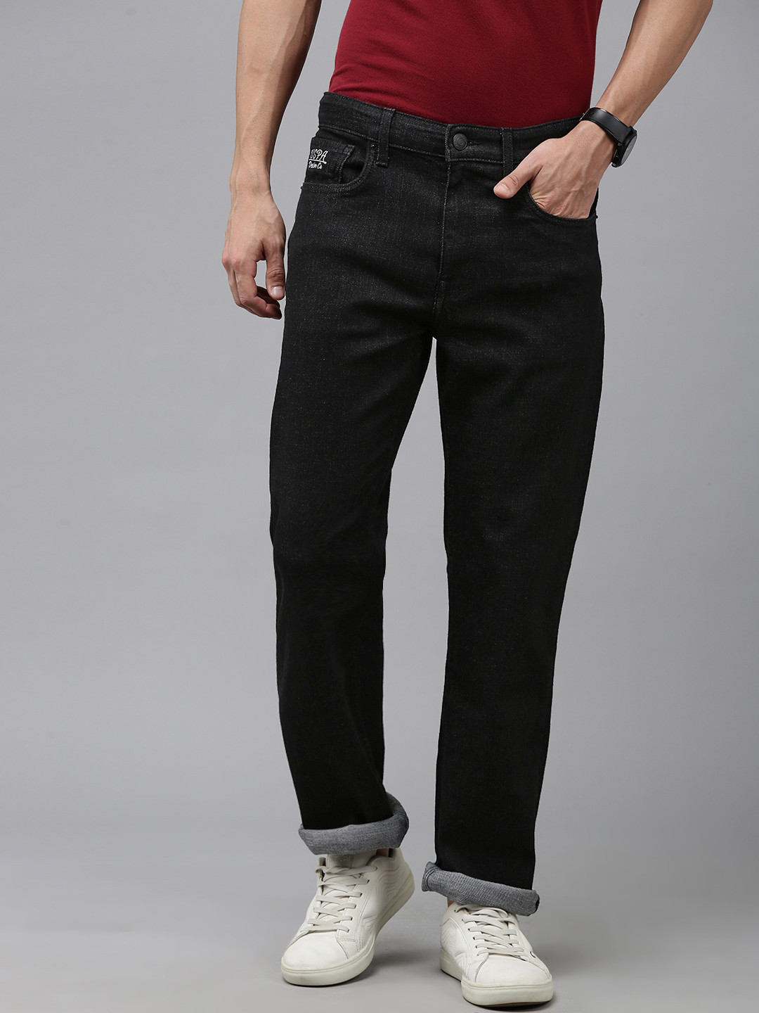 Buy U.S. Polo Assn. Denim Co. Men Harold Slim Fit Stretchable Jeans ...