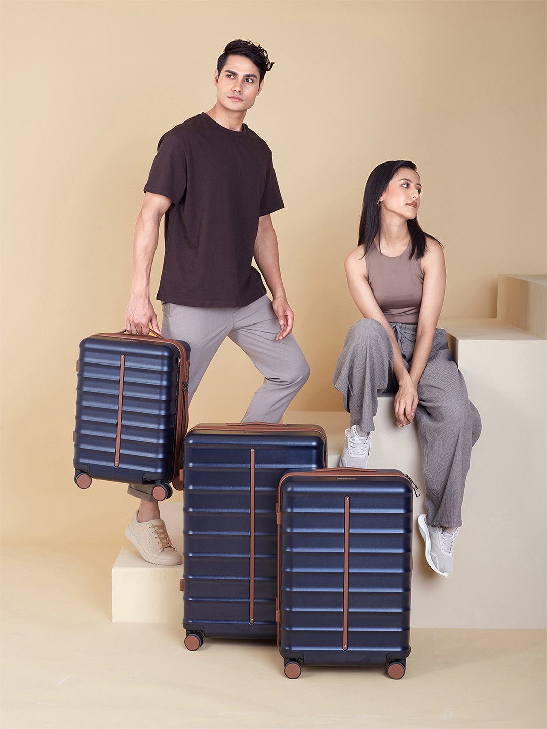 Buy Assembly Premium Set Of 3 Trolley Bags 20, 24 Inches And 28 Inches ...