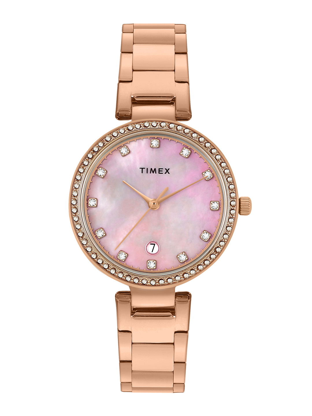 Buy Timex Women Mother Of Pearl Dial Bracelet Style Straps Analogue ...