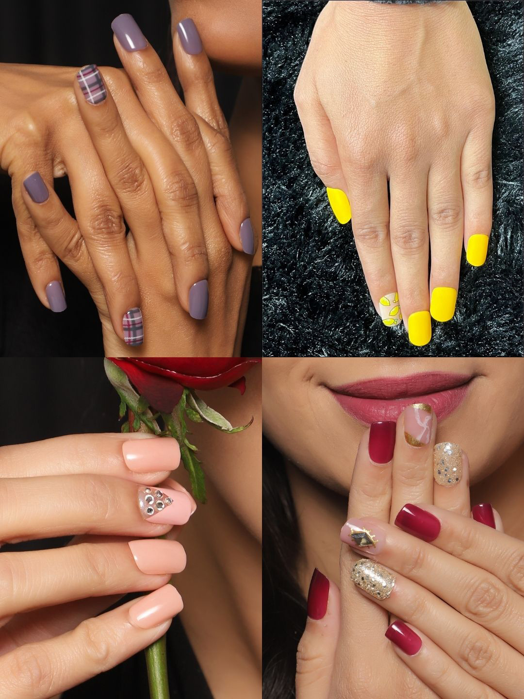 Buy LICK Artificial Press On Fake Nails Combo - Nail Art And Nail Care ...