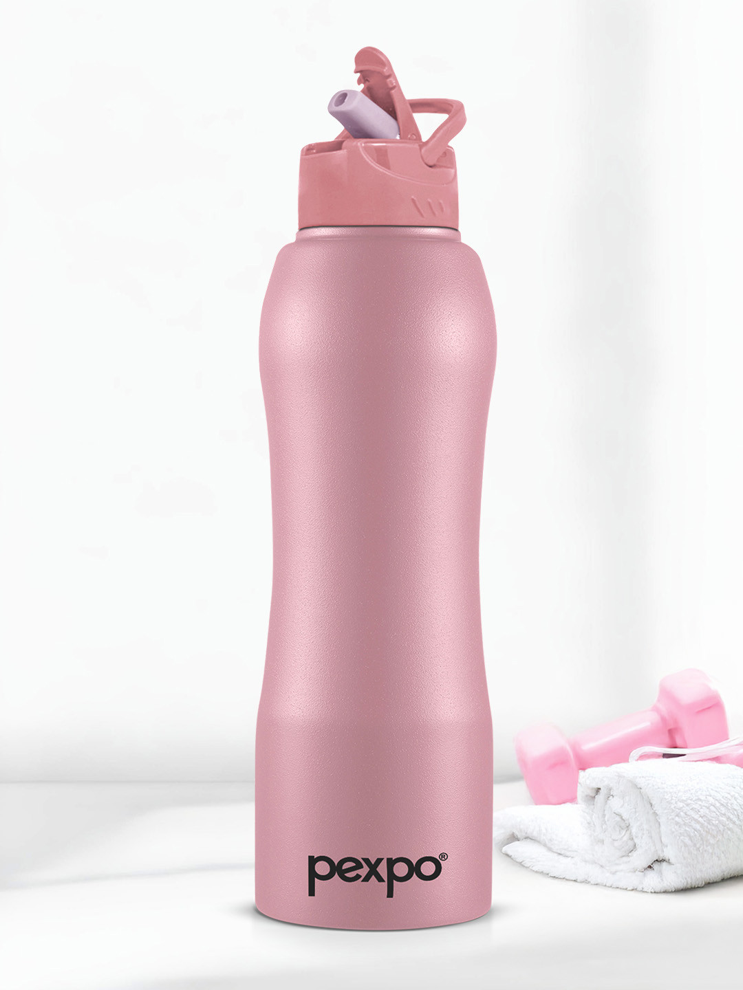 Buy Pexpo BELLY Refrigerator Stainless Steel 750ml Single Wall Rosy ...