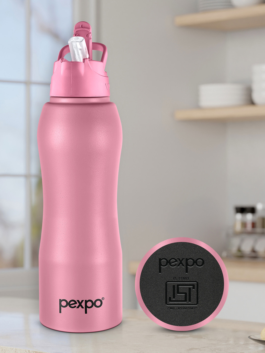 Buy Pexpo BELLY Refrigerator Stainless Steel 750ml Single Wall Rosy ...