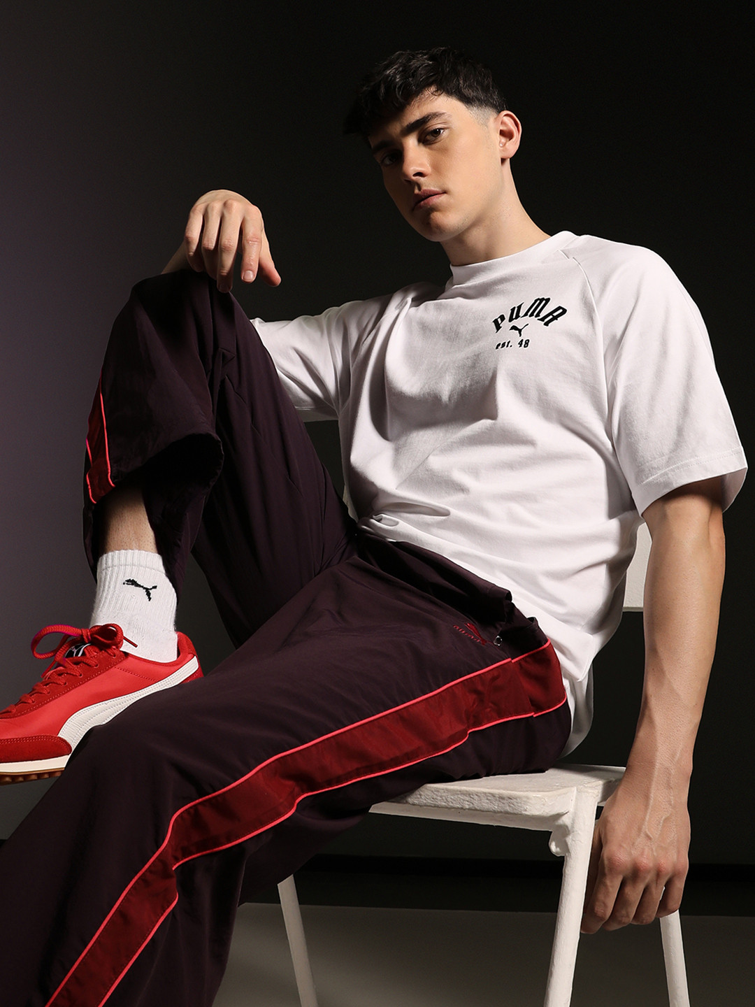 Buy Puma PLAY LOUD CLASSICS Graphic Men's Relaxed Fit Tee - Tshirts for ...