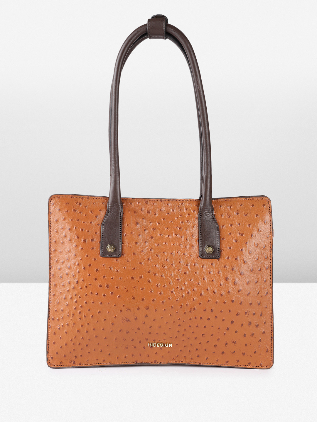 Buy Hidesign Textured Leather Structured Shoulder Bag - Handbags for ...