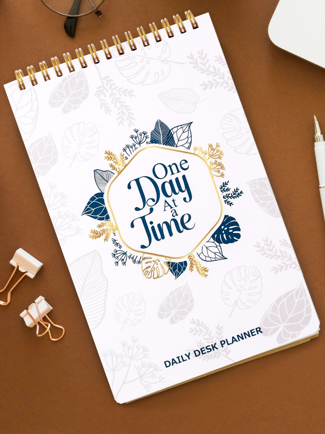 Buy Doodle A5 Undated Daily Desk Planner Daily Steps - Stationery for ...