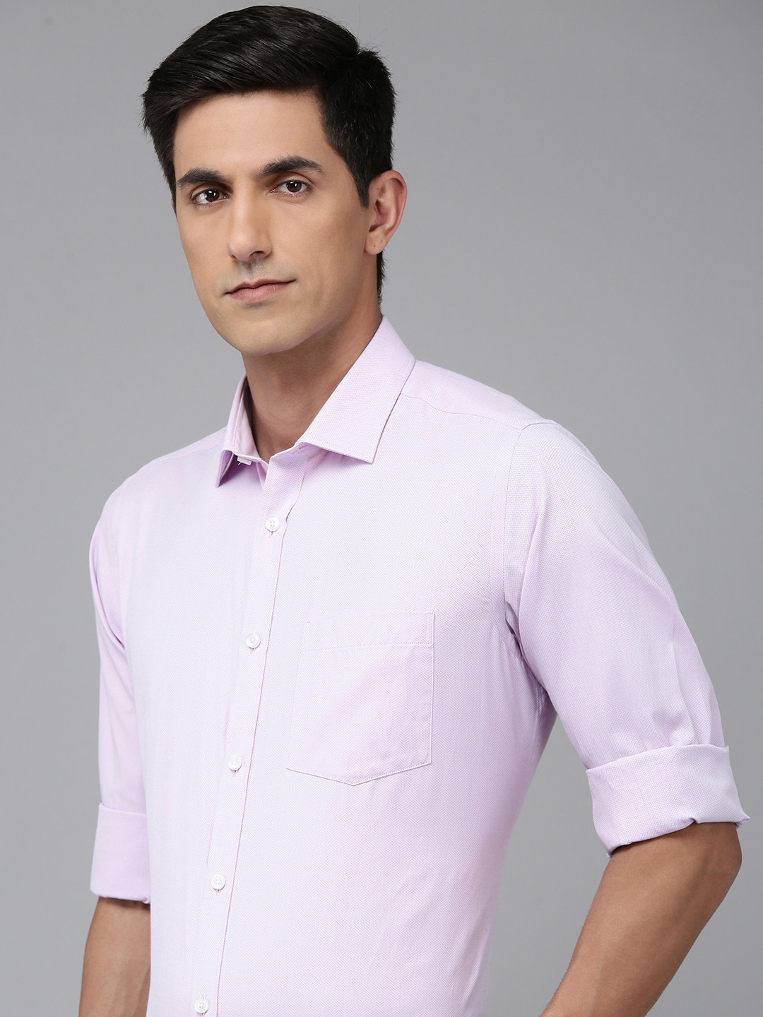 Buy Park Avenue Self Design Formal Shirt - Shirts for Men 30532027 | Myntra