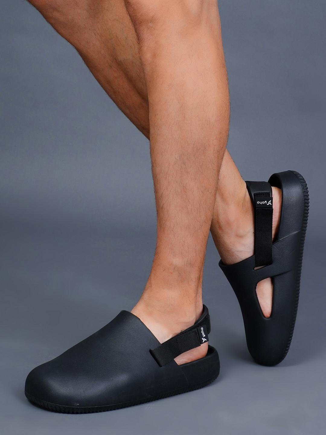 Buy Yoho Men Glide Lightweight Waterproof Cushioned Mule Clog - Flip ...