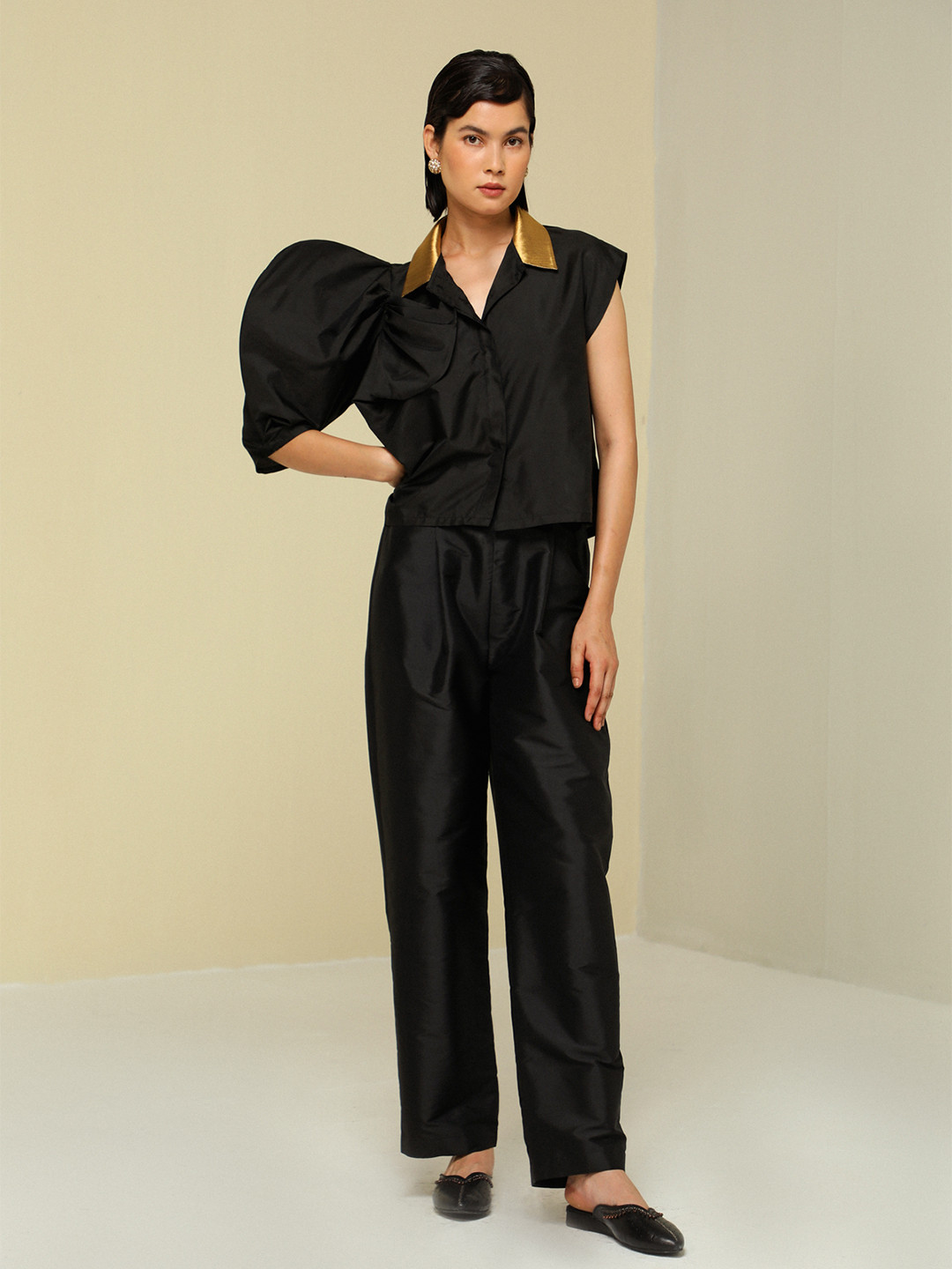 Buy ZAITRA Women Solid Shirt Style Top - Tops for Women 30552748 | Myntra