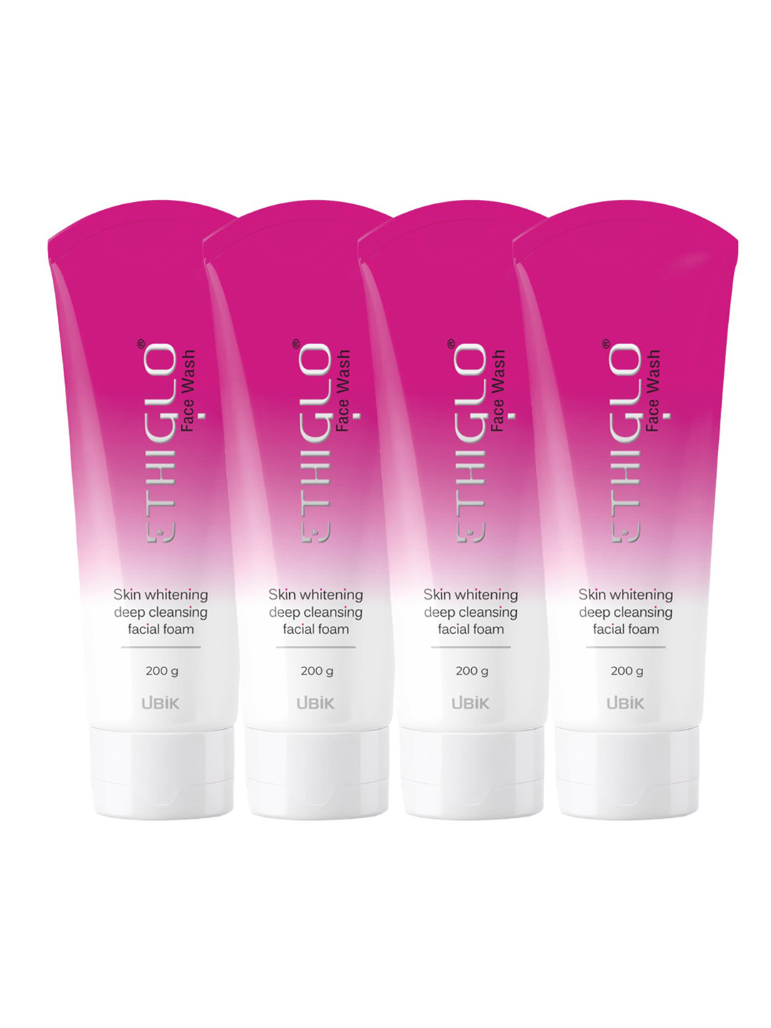 Buy ETHIGLO Set Of 4 Skin Brightening Face Wash 200 Ml Each - Face Wash ...