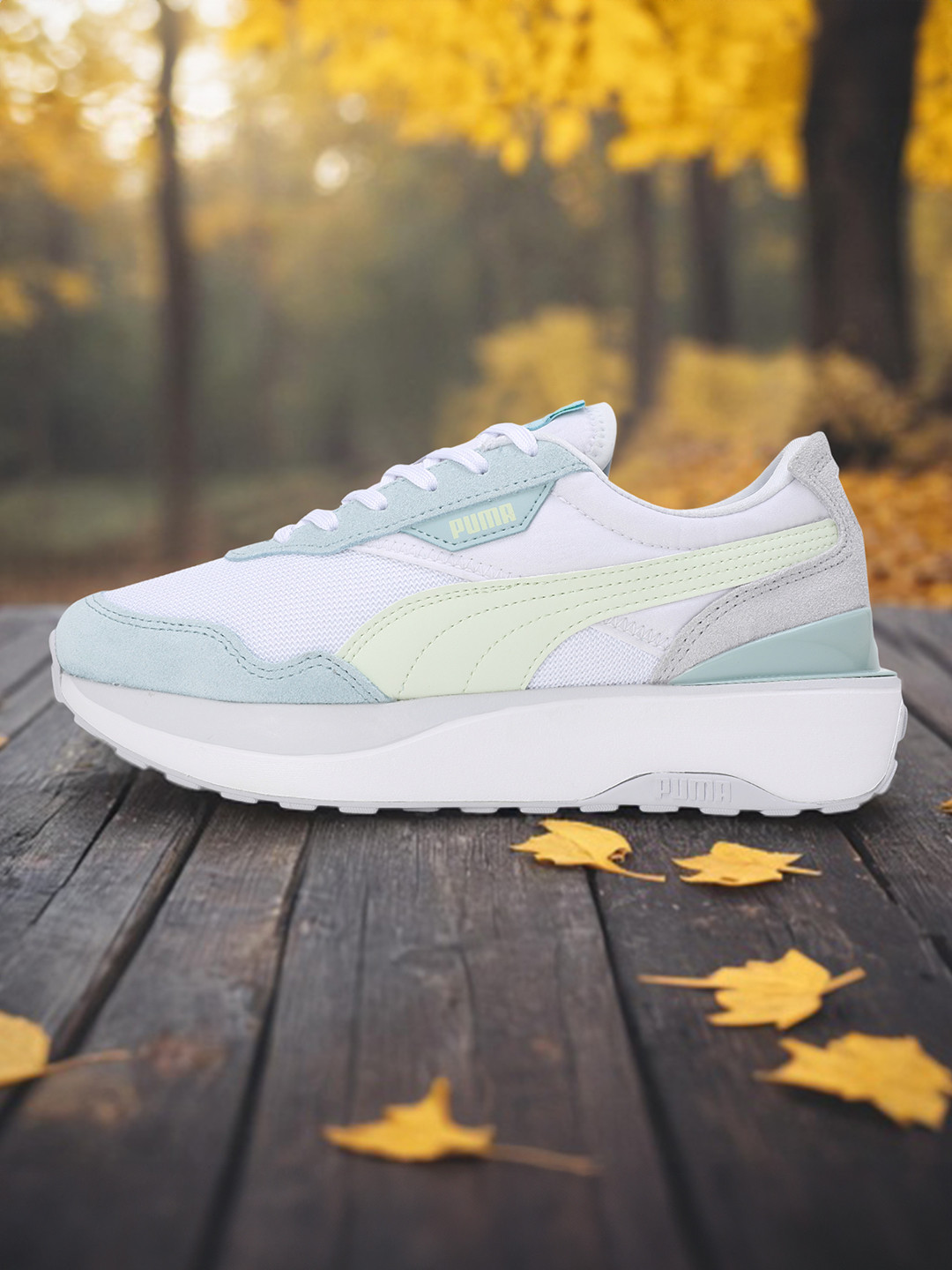 Buy Puma Women Cruise Rider Silk Road Blue Casual Sneakers - Casual ...