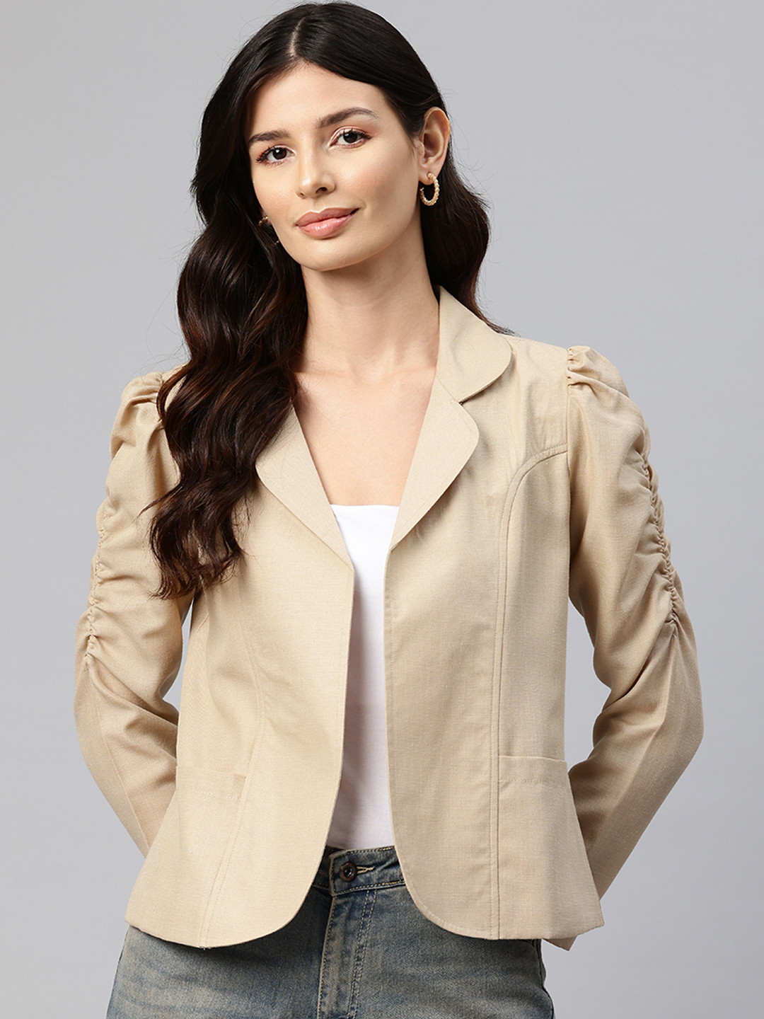 Buy Cottinfab Lightweight Open Front Jacket - Jackets for Women ...