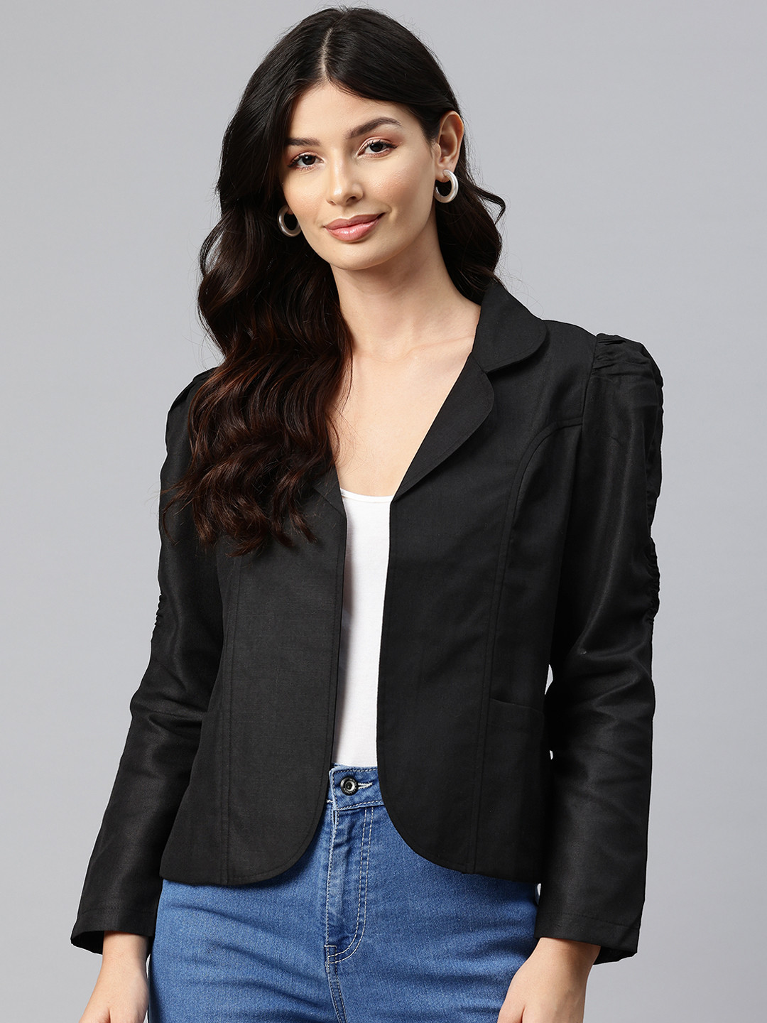 Buy Cottinfab Lightweight Open Front Jacket - Jackets for Women ...