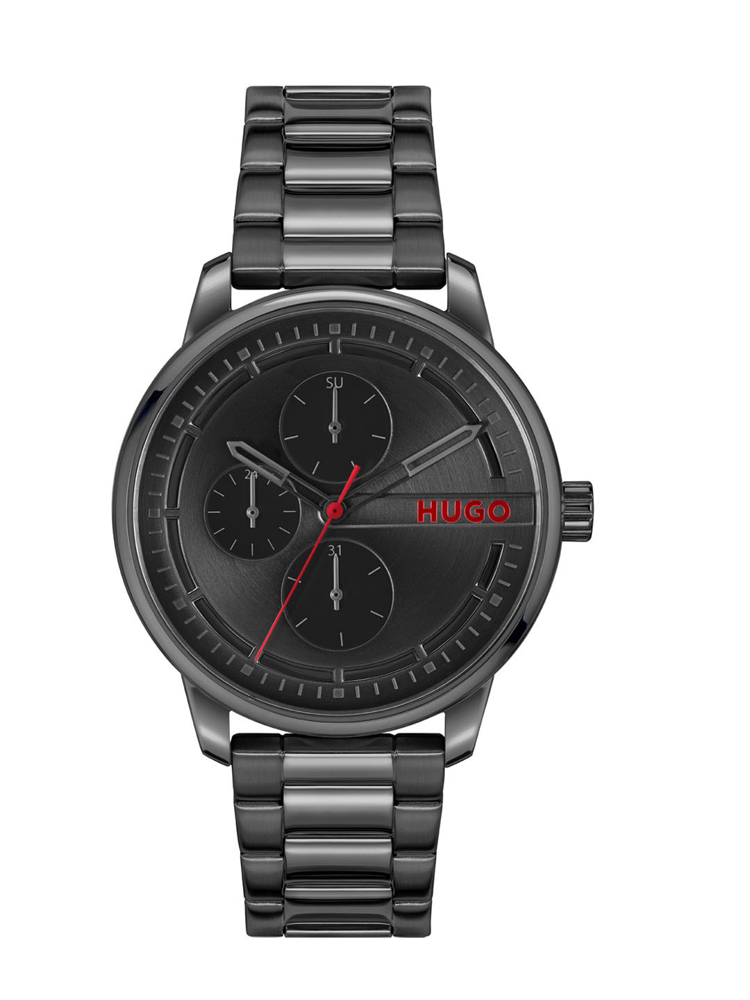Buy BOSS Men #Stamp Multifunction Bracelet Style Analogue Watch 1530369 ...