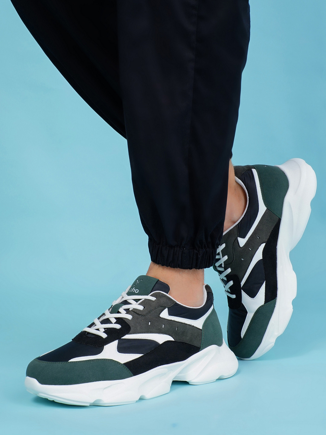 Buy Yoho Men Soleman Chunky Color Blocked Sneaker - Casual Shoes for ...