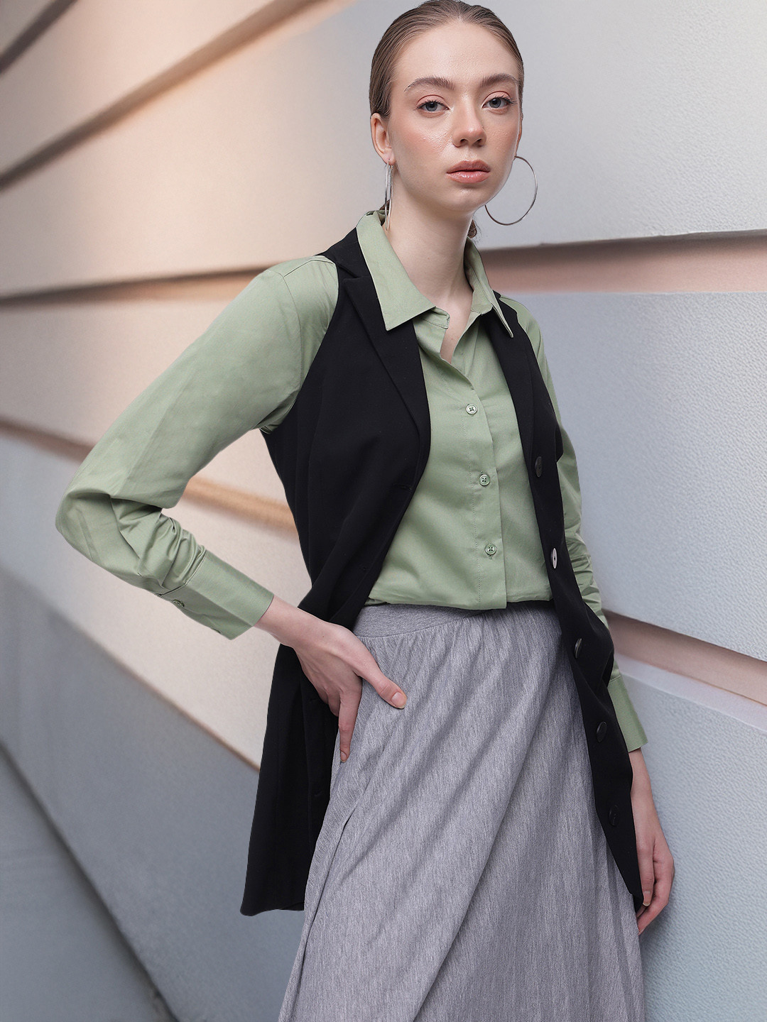 Buy French Connection Pure Cotton Drop Shoulder Sleeves Relaxed Fit ...