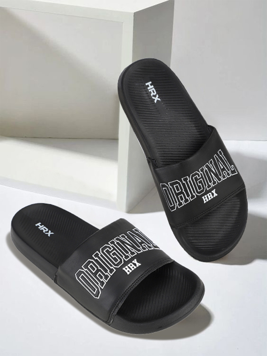 Buy HRX By Hrithik Roshan Men Sliders - Flip Flops for Men 30615821 ...