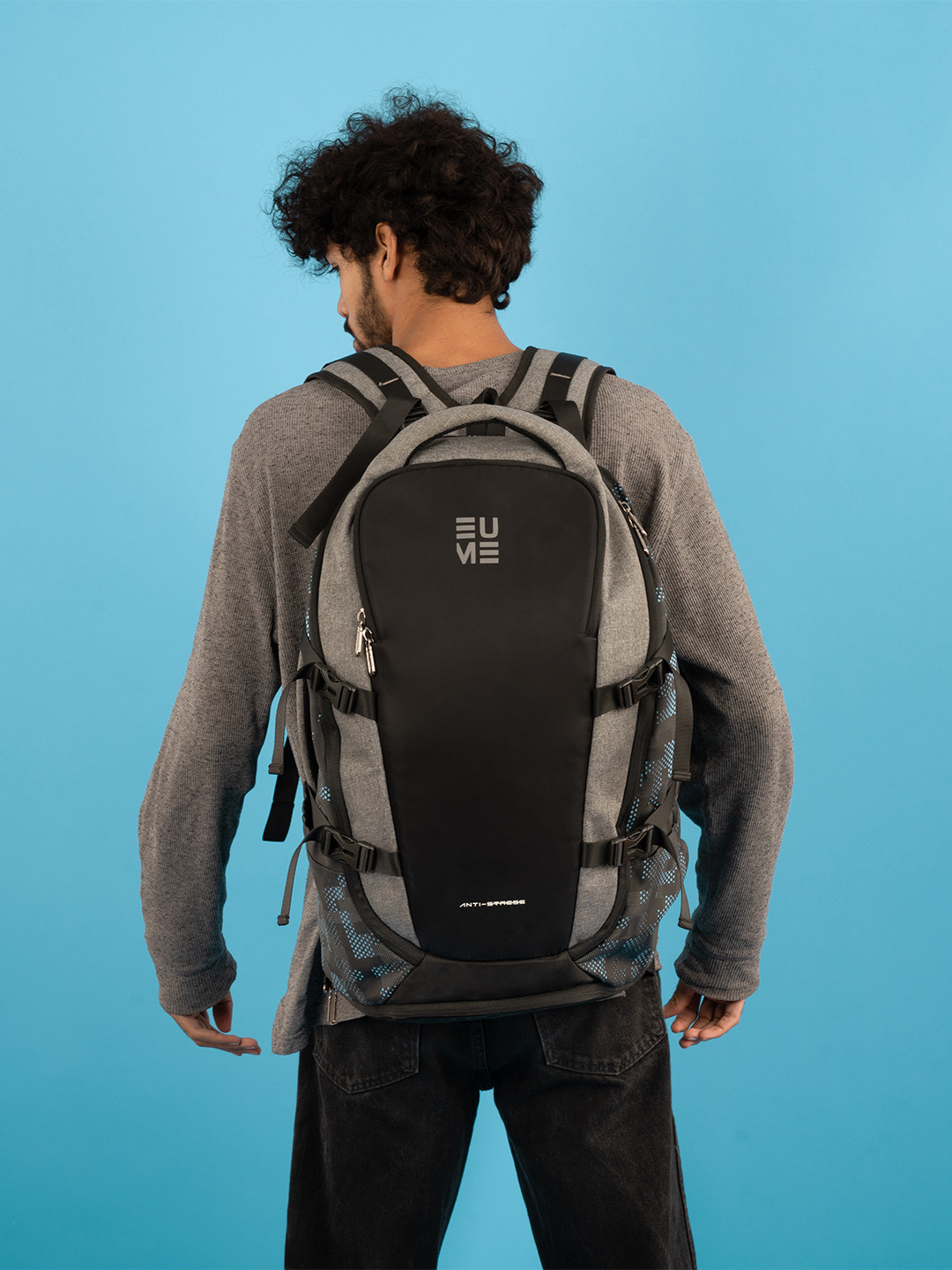 Buy Brand Logo Printed Laptop Backpack With Built In Massager ...