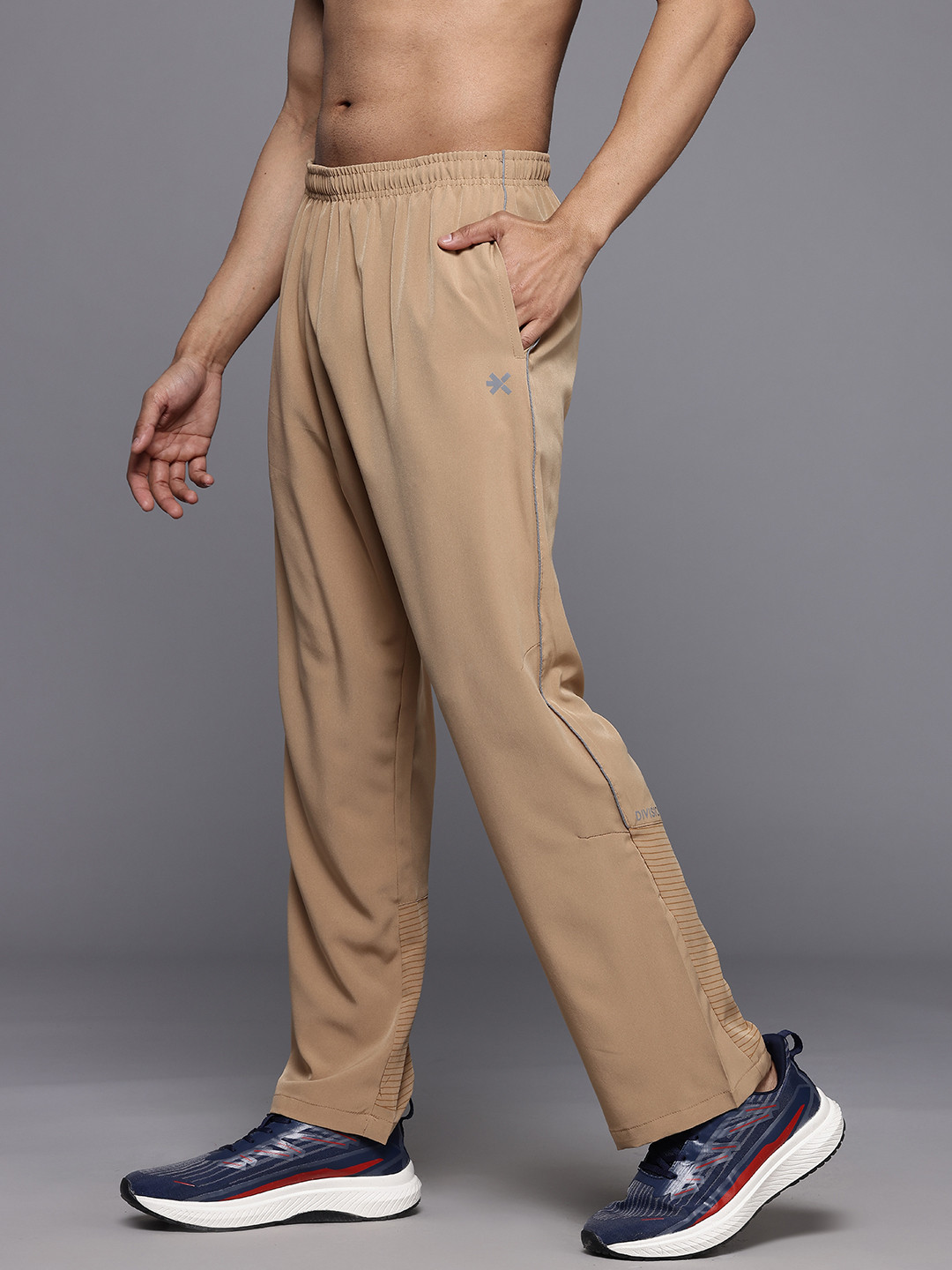 Buy HRX By Hrithik Roshan Men Rapid Dry Running Track Pants With ...