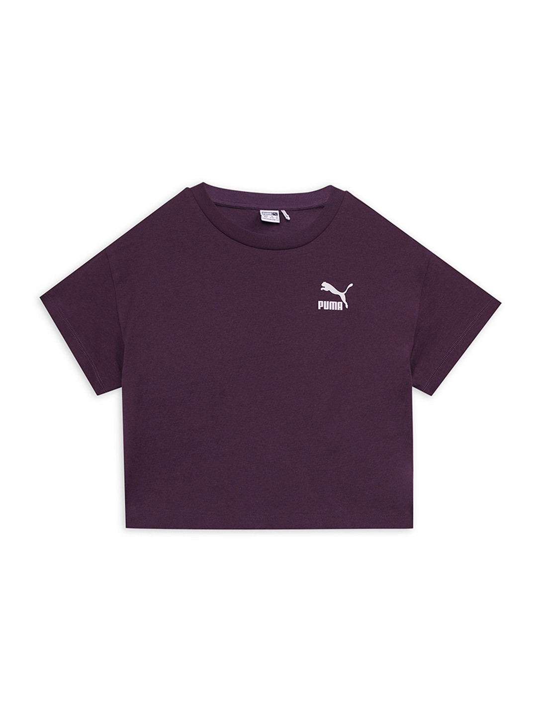 Buy Puma Girls BETTER CLASSICS Brand Logo Pure Cotton T Shirt - Tshirts ...