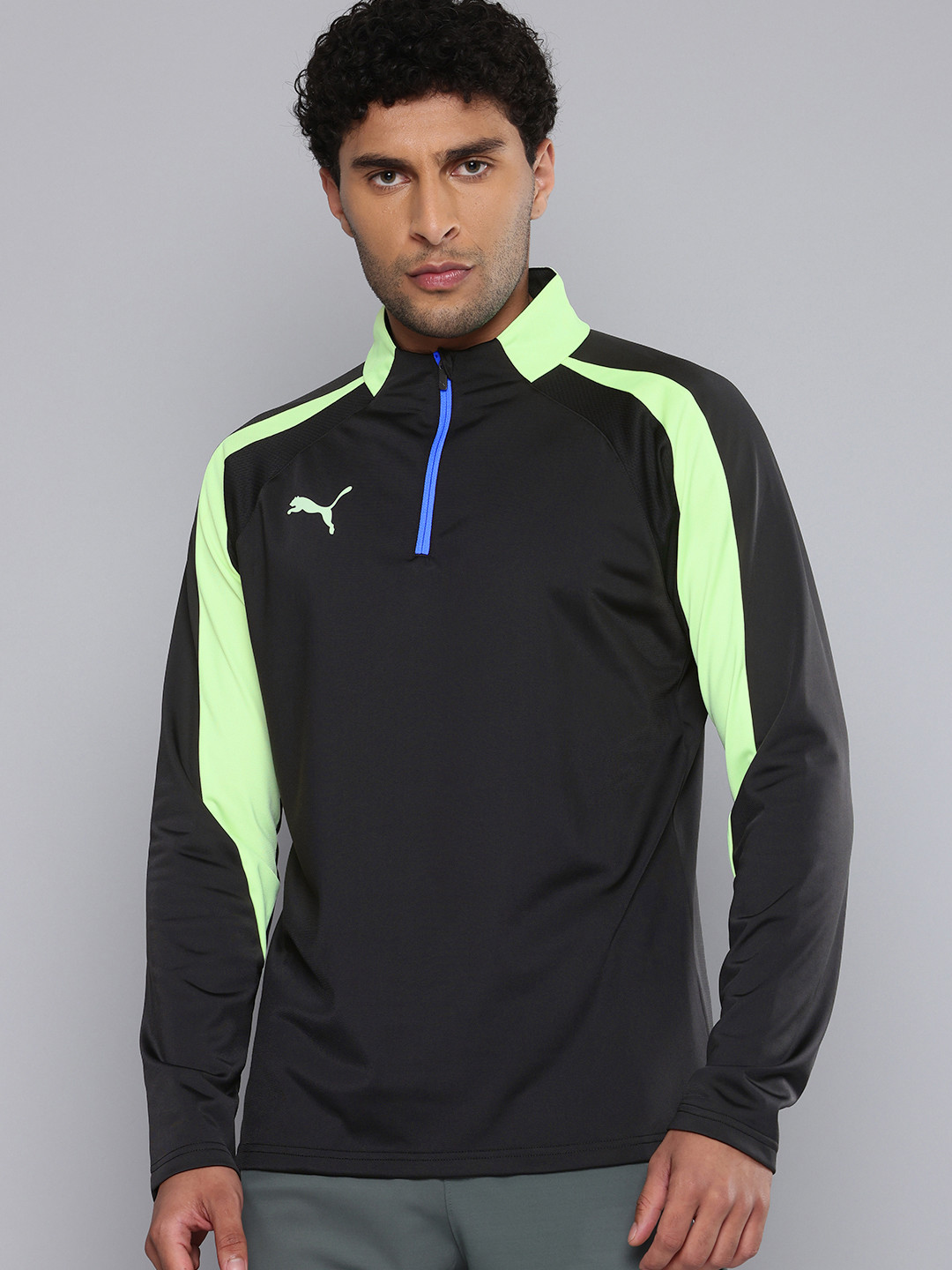 Buy Puma High Neck DryCELL Slim Fit Football T Shirt - Tshirts for Men ...