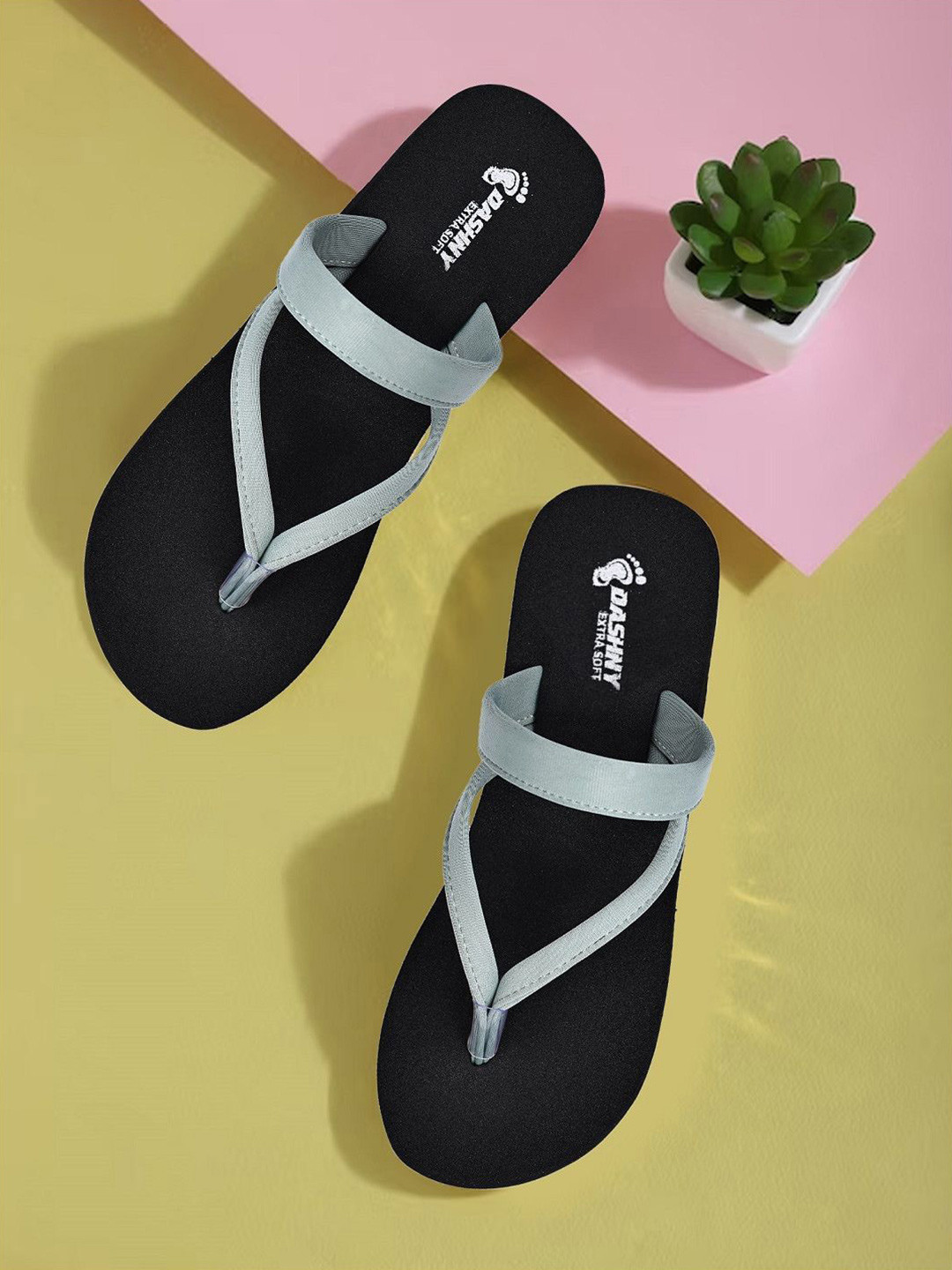 Buy DASHNY Women Rubber Thong Flip Flops - Flip Flops for Women ...