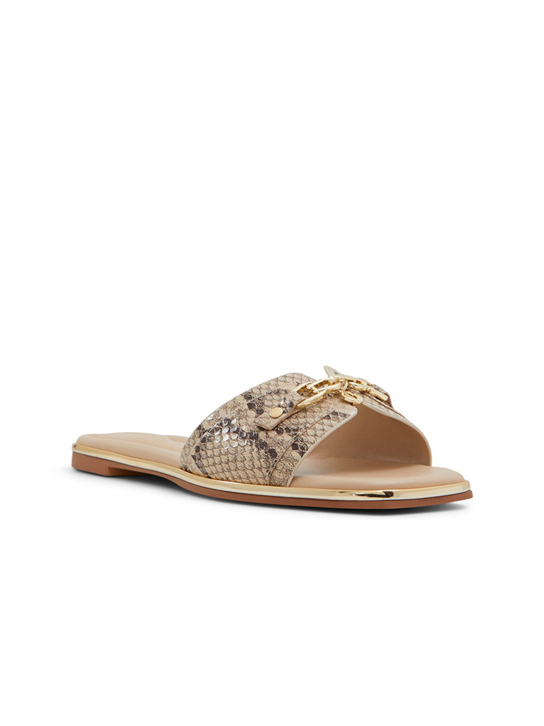 Buy ALDO Women Textured Open Toe Flats - Flats for Women 30736104 | Myntra