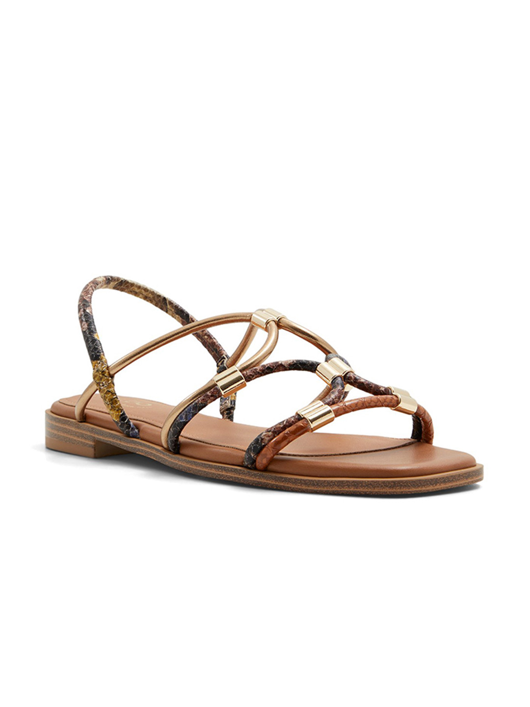 Buy ALDO Women Textured Open Toe Flats - Flats for Women 30736106 | Myntra