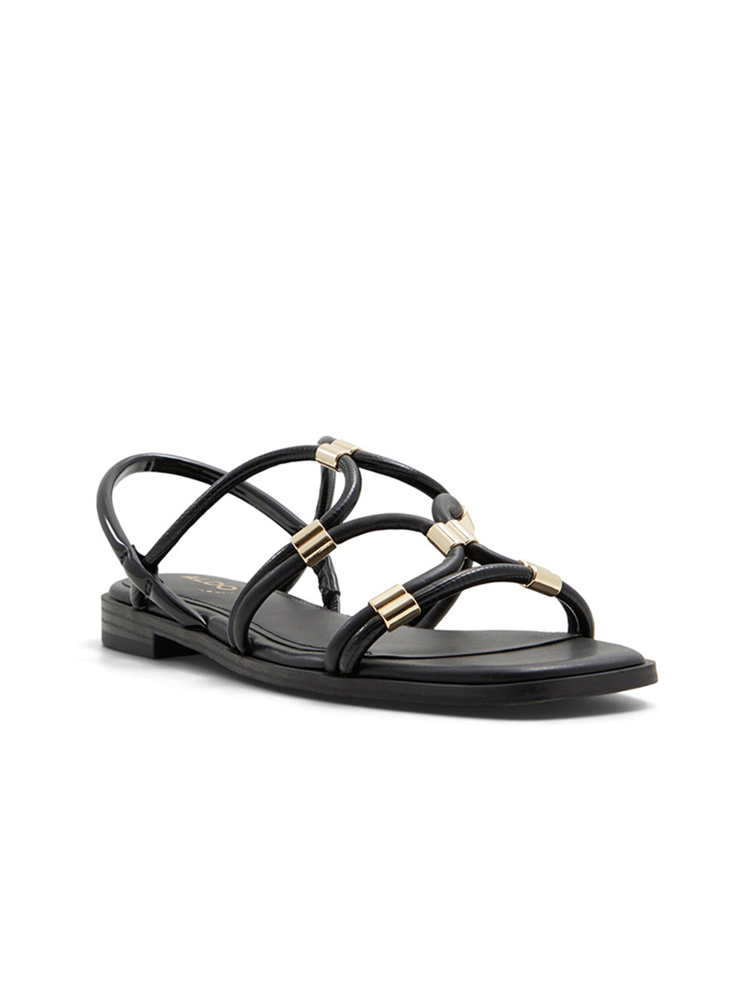 Buy ALDO Women Textured Open Toe Flats Sandals - Flats for Women ...