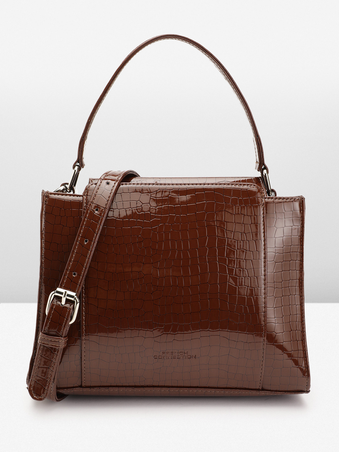 Buy French Connection Animal Textured Structured Handheld Bag ...