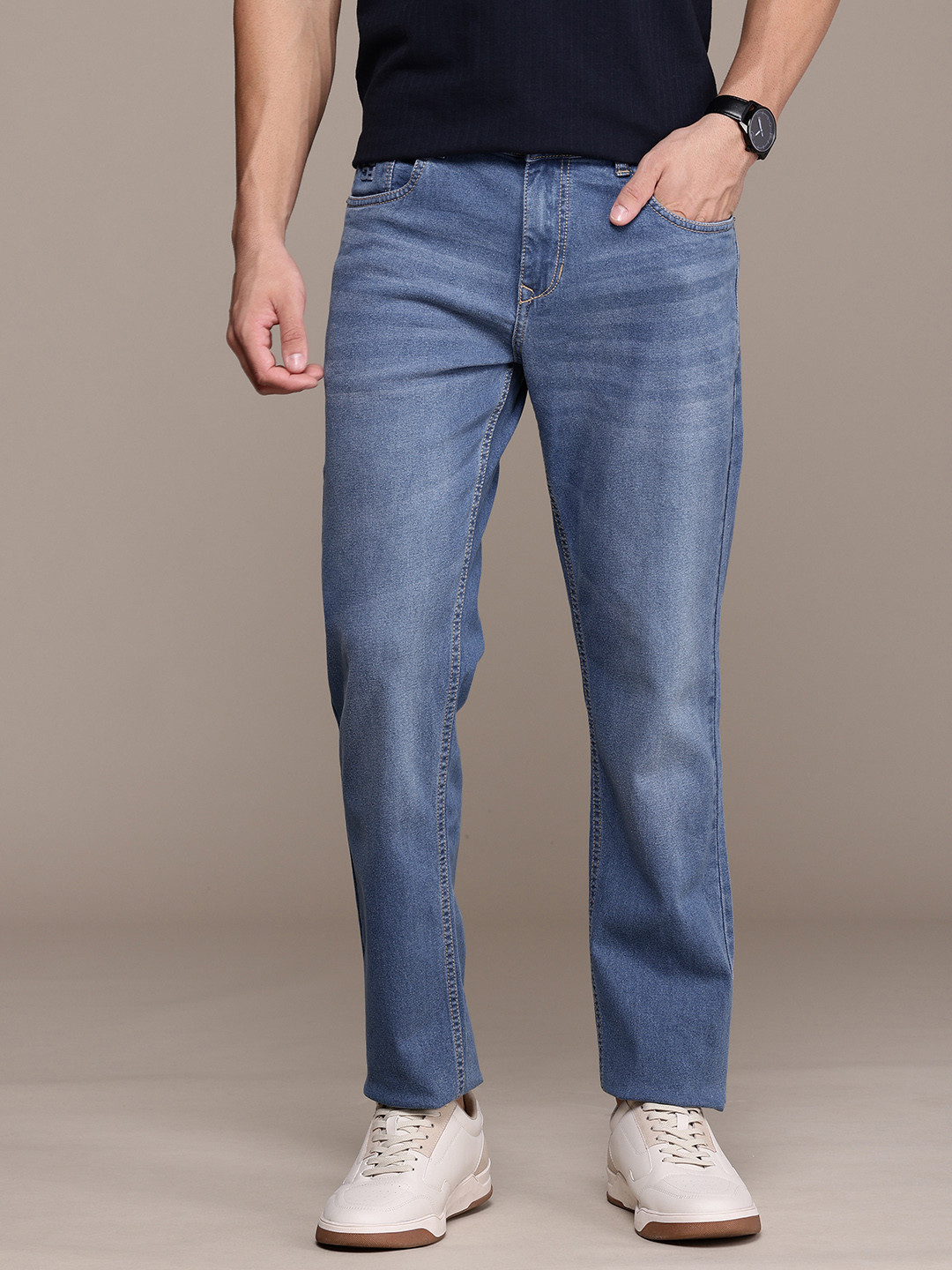 Buy French Connection Men Slim Fit Mid Rise Jeans - Jeans for Men ...