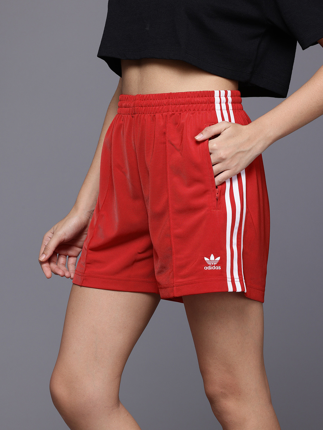 Buy ADIDAS Originals Women Loose Fit High Rise Shorts - Shorts for ...