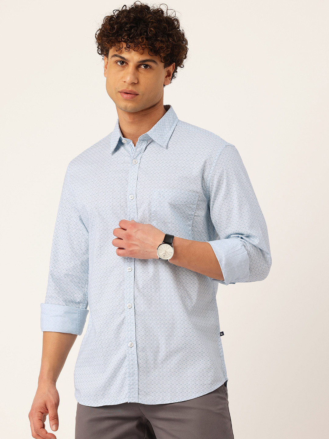 Buy Parx Slim Fit Cotton Printed Casual Shirt - Shirts for Men 30778188 ...