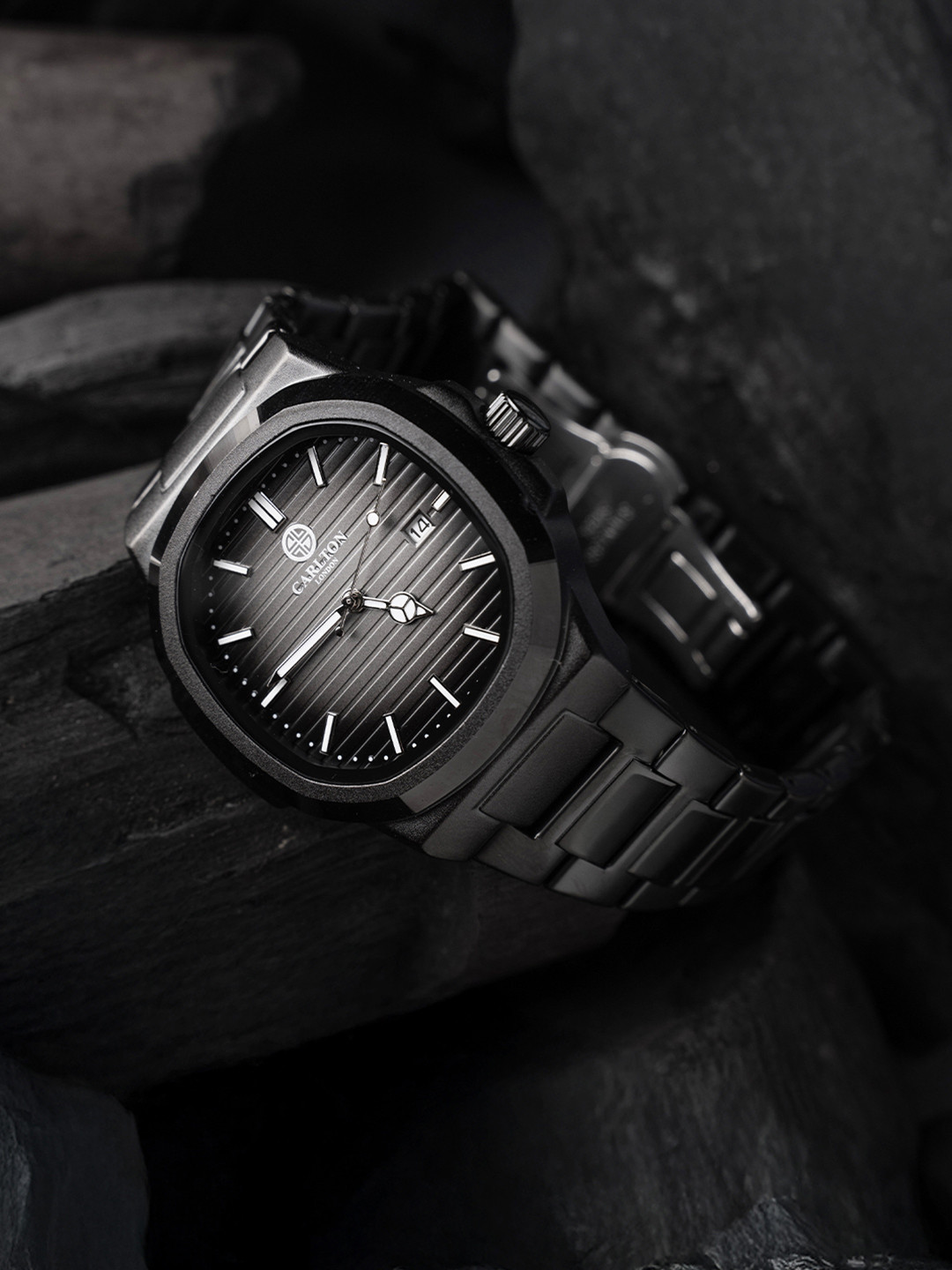 Buy Carlton London Men Arthur Analog Watch CLSBLKNM - Watches for Men ...