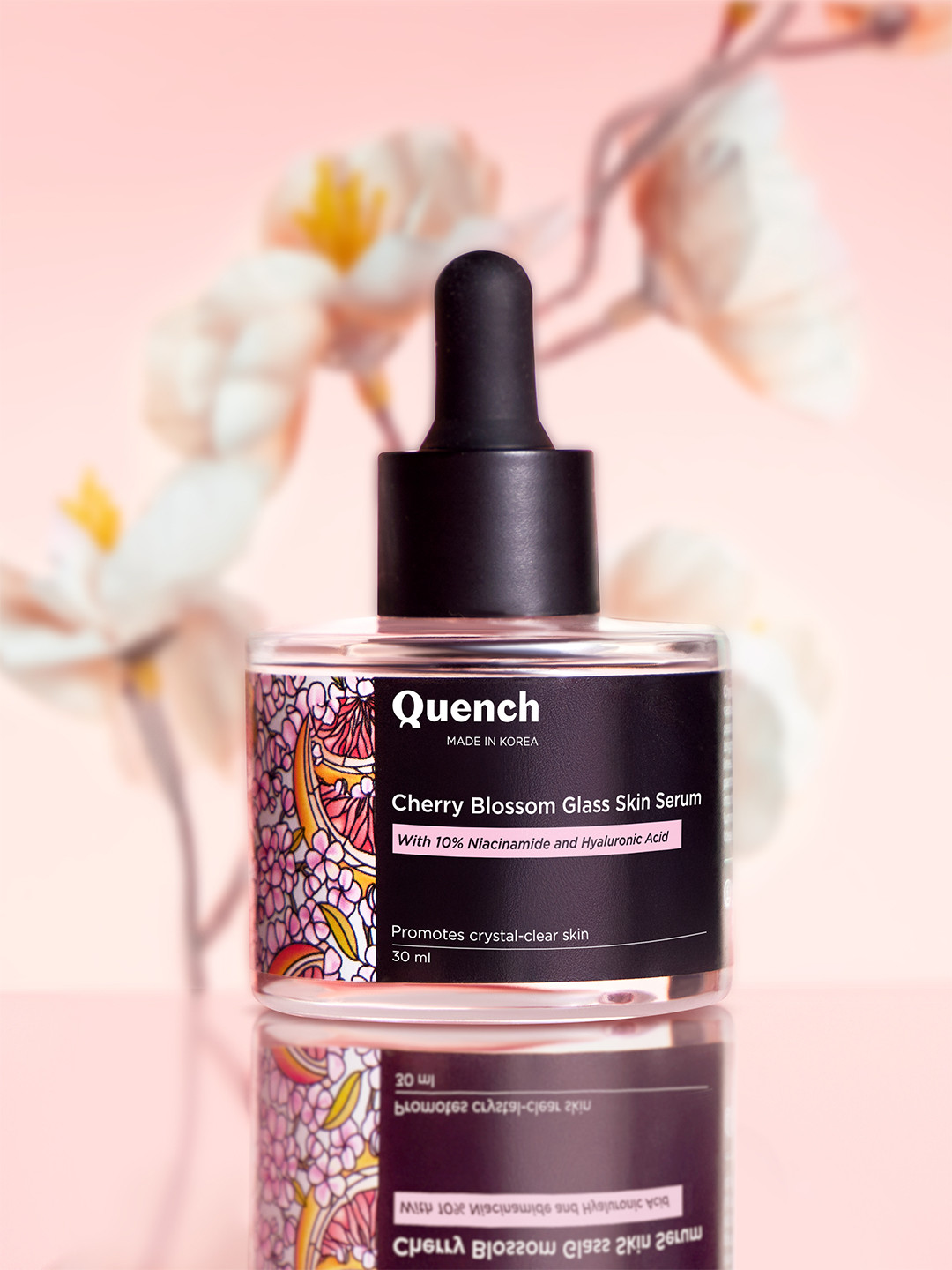 Buy Quench 10% Niacinamide & Hyaluronic Acid Glass Skin Face Serum With ...