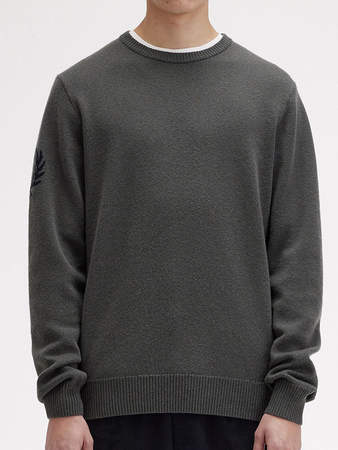 Buy Fred Perry Men Solid Pullover Sweater - Sweaters for Men 30815911 ...