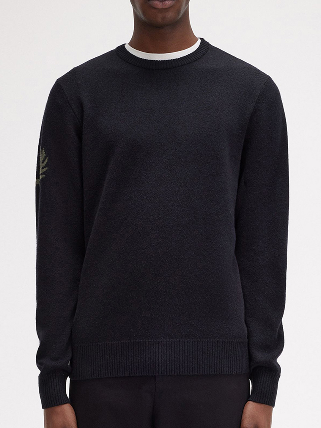 Buy Fred Perry Men Solid Pullover Sweater - Sweaters for Men 30815914 ...