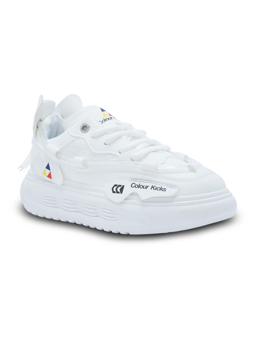 Buy Colour Kicks Men Flght 18 Solid Round Toe Sneakers - Casual Shoes ...