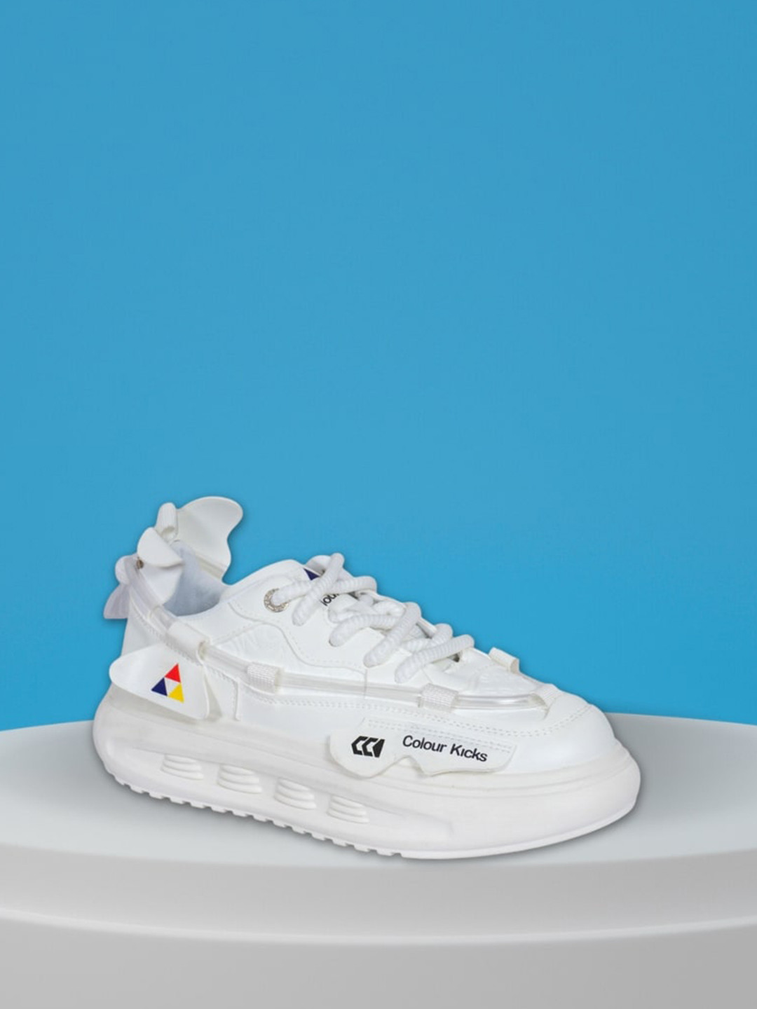 Buy Colour Kicks Men Flght 18 Solid Round Toe Sneakers - Casual Shoes ...