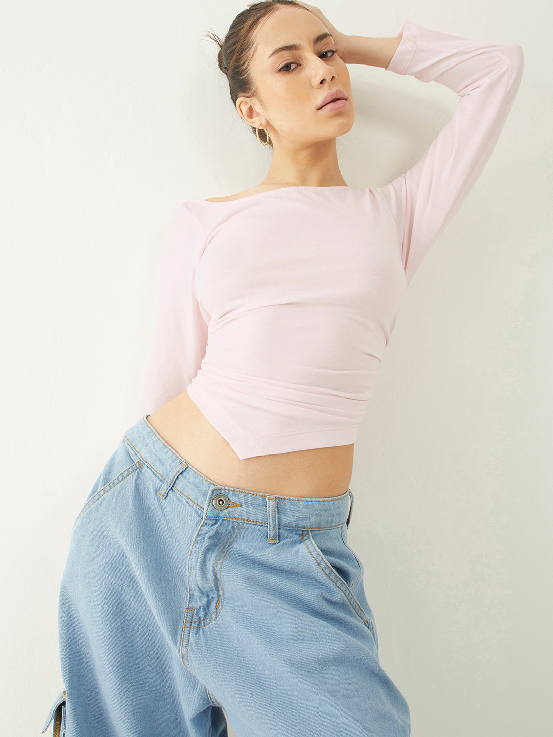 Buy DressBerry Ruched Styled Back Top - Tops for Women 30844239 | Myntra