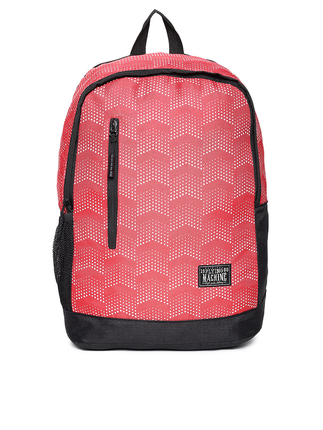 Buy Flying Machine Men Red Graphic Backpack - Backpacks for Men 3084504 ...