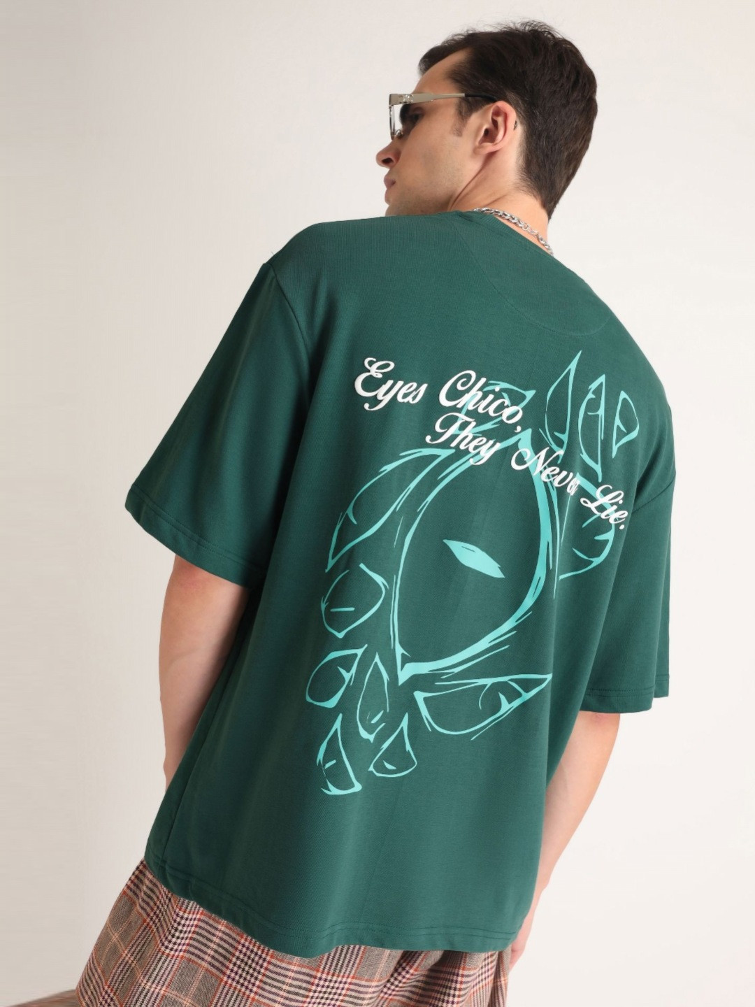 Buy Weezy Men Cotton Round Neck Half Sleeve Graphic Puff Printed ...