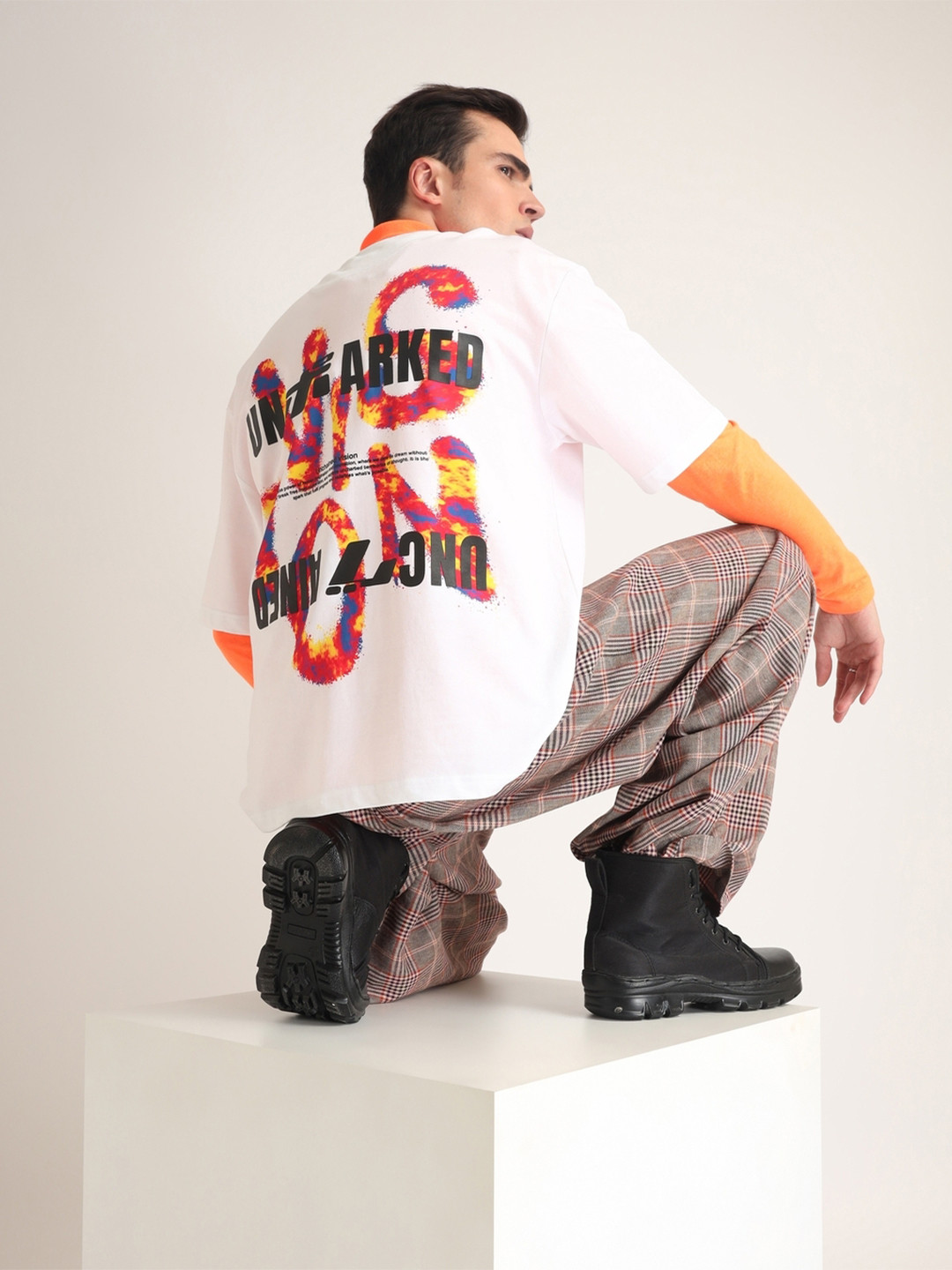 Buy Weezy Men Cotton Round Neck Half Sleeve Graphic Puff Printed ...