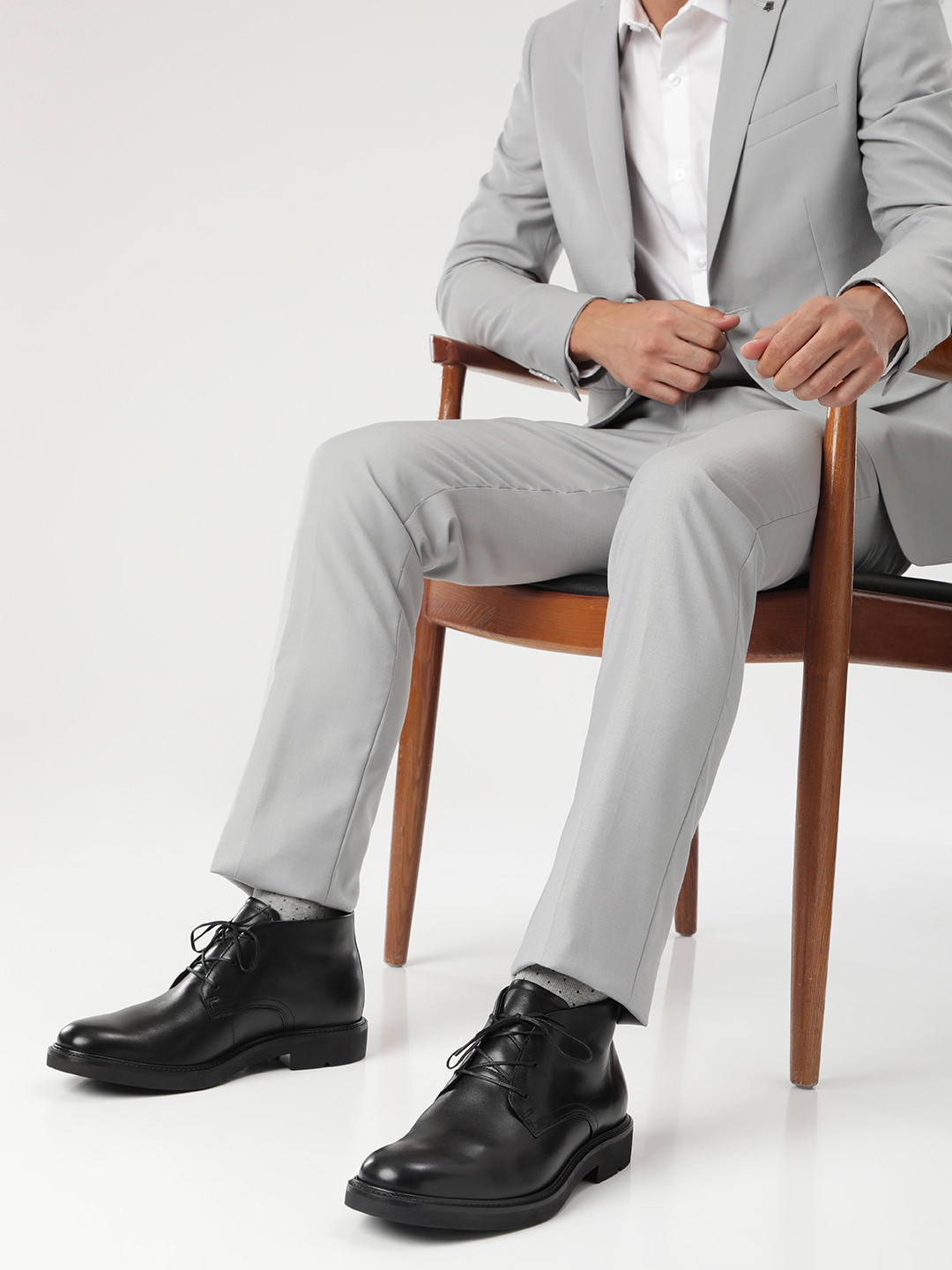 Buy ECCO Men Metropole London Black Leather Boots - Boots for Men ...