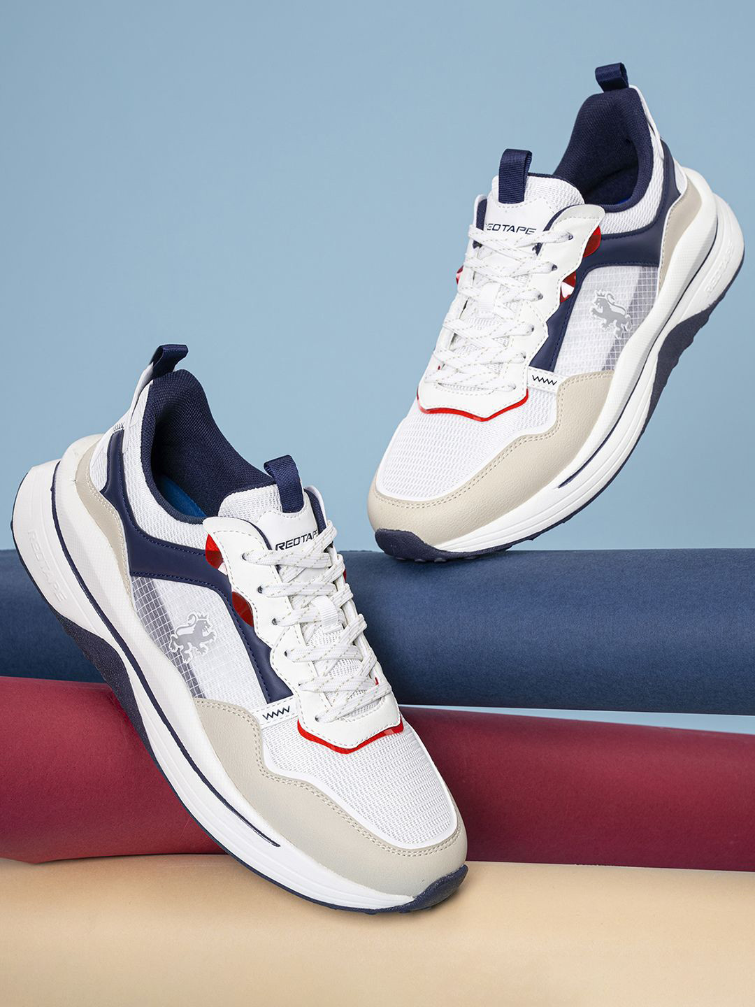Buy Red Tape Men Colourblocked Sneakers - Casual Shoes for Men 30866965 ...